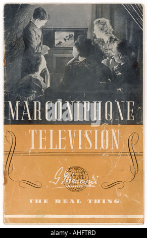 A 1930s television set Stock Photo - Alamy