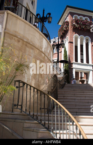 Steps to Via Rodeo taken from Rodeo Drive, Beverly Hills, Los Angeles ...