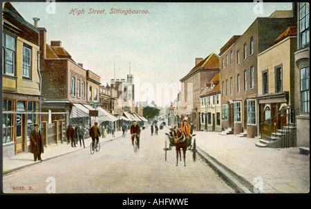 High Street, Sittingbourne, Kent, England, United Kingdom Stock Photo ...