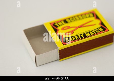 Empty box of matches Stock Photo - Alamy