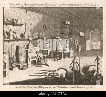 18th century Laboratory Stock Photo - Alamy