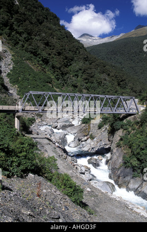 Road Bridge, Haast Pass, Westland, New Zealand Stock Photo - Alamy