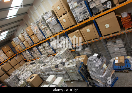 Warehouse full of computer parts system boxes monitors to be recycled ...