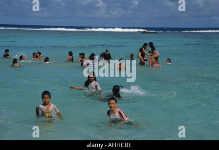 kids in rarotonga cook islands Stock Photo: 19139676 - Alamy