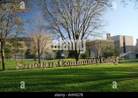 Sinclair Community College Sign Stock Photo - Alamy