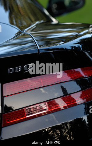 Aston Martin DB9 rear offside view showing light cluster Stock Photo ...