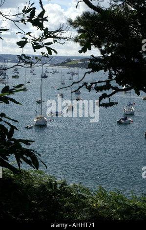 St Mawes harbour Gerrans Cornwall Stock Photo - Alamy