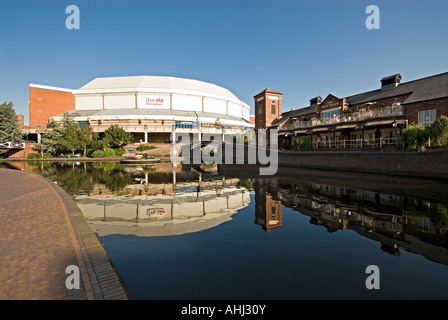 National Indoor Arena overlooking canal Stock Photo - Alamy