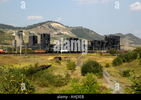 Copsa Mica, old industry ruins, Romania, Transsilvania Stock Photo - Alamy