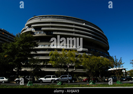 The Watergate complex Washington DC US USA. Facade of the offices of ...