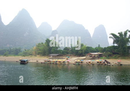 On the banks of the Li River Stock Photo - Alamy
