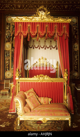 Interior of Burghley House, near Stamford, Lincolnshire, England, UK ...