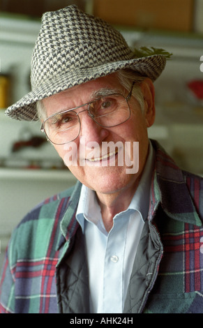 Portrait man with hat Stock Photo - Alamy