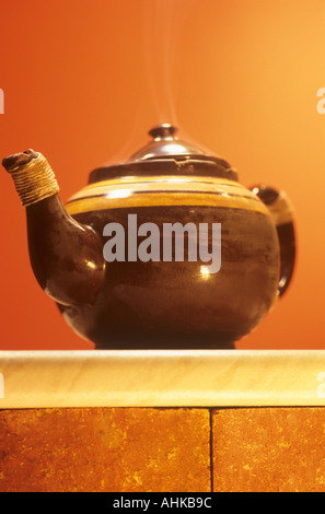 battered used tea pot Stock Photo - Alamy