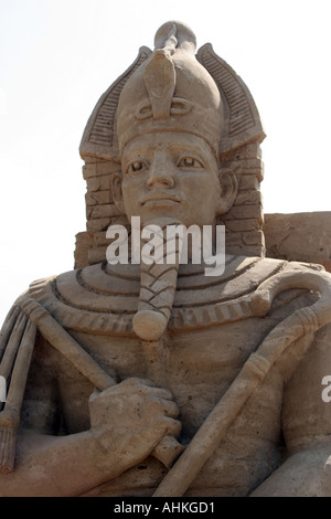 Brighton world sand sculpture festival 2005. Egyptian sculptures Stock ...
