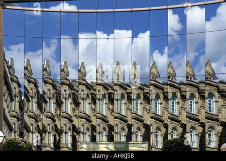 Building site, Boar Lane, Leeds, England Stock Photo - Alamy