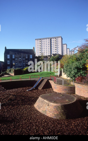 High rise flats Dundee Scotland Stock Photo - Alamy