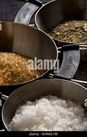 Different types of sea salts Stock Photo - Alamy