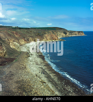 The Beach and Cliffs at Easington Colliery, County Durham. Coastal ...