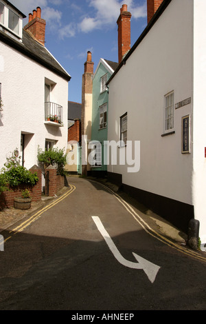 Topsham village - Devon, United Kingdom colour atlas map and town plan ...