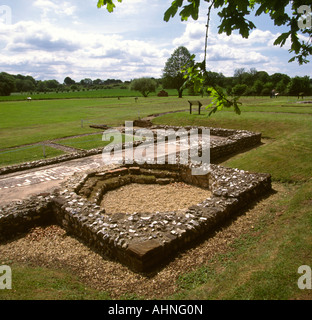 Rockbourne, Hampshire - Roman Villa ruins - archaeological excavation ...