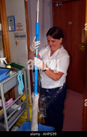 NHS hospital cleaning equipment Stock Photo - Alamy