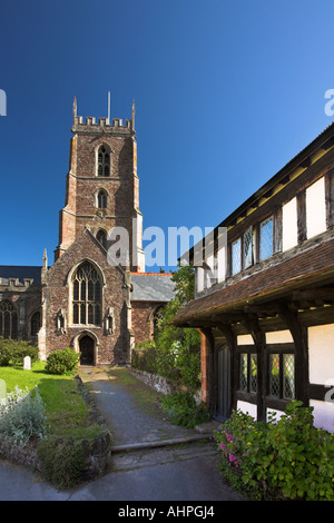 churchyard of St Georges church Dunster, Somerset Stock Photo - Alamy