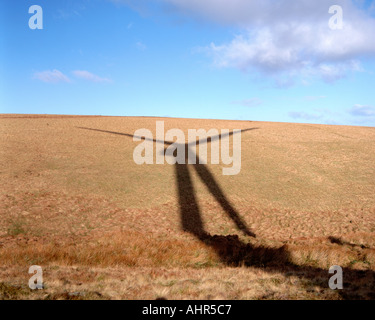Wind Turbine Shadow Stock Photo - Alamy