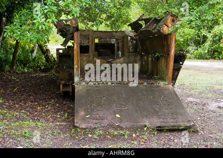WWII American Amphibious Troop Landing Craft Peleliu Republic of Palau ...