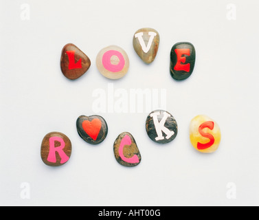 love on rocks Stock Photo - Alamy