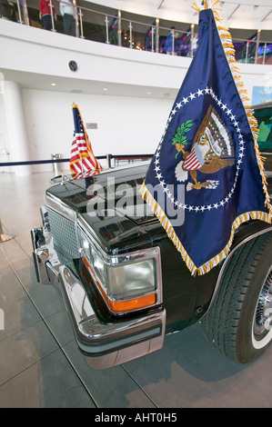 Presidential motorcade on display at the Ronald Reagan Presidential ...