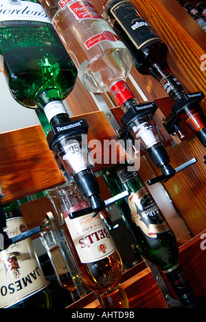 Optics measure alcohol bottle Stock Photo - Alamy