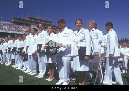 This is the United States Naval Academy Graduation Ceremony The shows ...