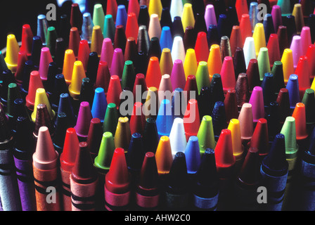 New Wax Crayon close up Stock Photo - Alamy
