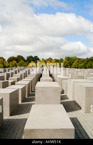 Concrete blocks comprise the Holocaust Memorial on Cora-Berliner ...