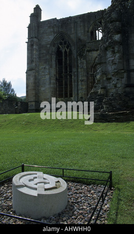 Melrose Abbey, burial place of the heart of Robert the Bruce, Melrose ...