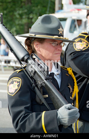 Portrait of a Deputy Sheriff in their honor guard uniform Stock Photo ...