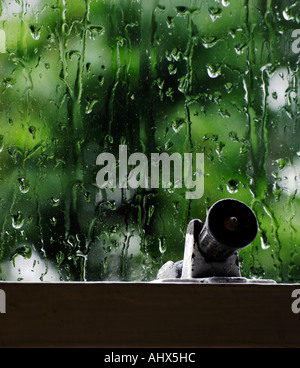 Rain drops on the window Stock Photo - Alamy
