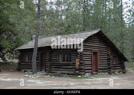 Old buildings at the Pioneer Yosemite History Center, Yosemite National ...