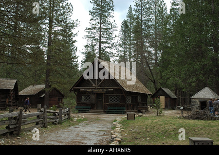 Old buildings at the Pioneer Yosemite History Center, Yosemite National ...