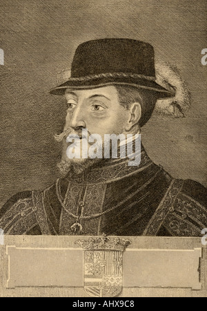 Philip II, 1527-1598. King of Spain. Felipe II Stock Photo - Alamy