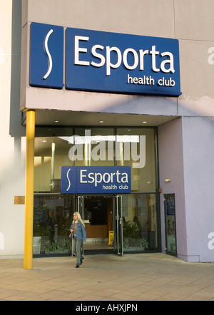 Esporta Gym Sign Stock Photo - Alamy