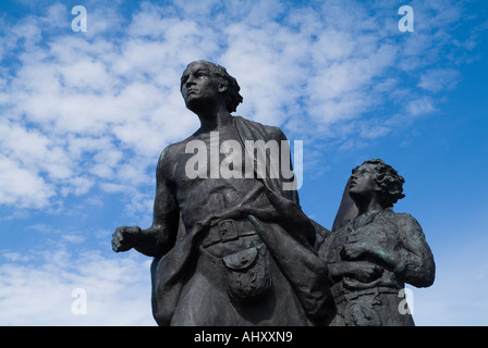 dh Highland clearances HELMSDALE SUTHERLAND The Emigrants 30 foot ...