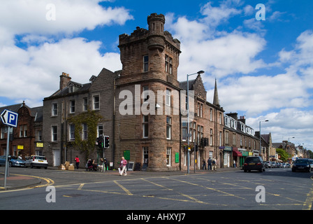 Scottish town Callander main street with shops Stock Photo: 24942495 ...