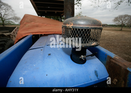 tractor air intake Stock Photo - Alamy