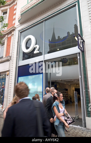 o2 retail mobile phone store window display and shopfront within ...