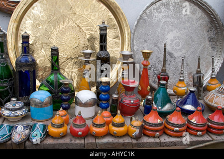 Tripoli, Libya. Antique Cosmetic Jars, Metal Ware, Glassware, Mirror ...