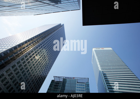 London high rise office blocks in the Docklands Stock Photo - Alamy