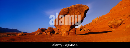 Balanced Rock Marble Canyon Sunrise Arizona Stock Photo - Alamy