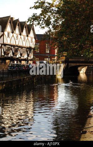 Witham River Walk Stock Photo - Alamy